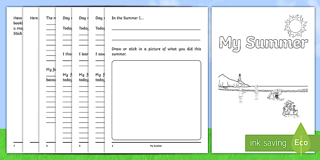 My Summer Booklet - KS1 (teacher made) - Twinkl
