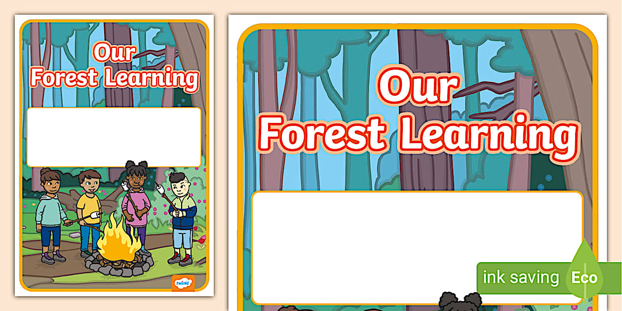 Forest Learning Front Cover (Teacher-Made) - Twinkl