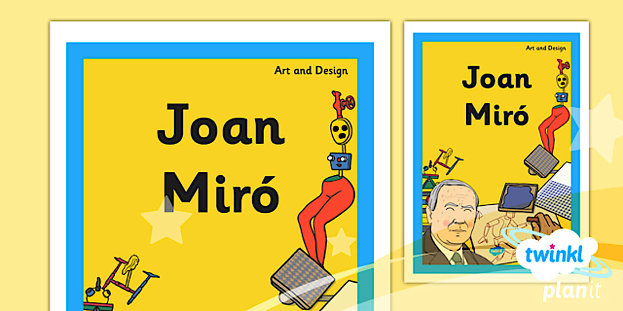 Art Miro Unit KS1 Book Cover - Twinkl