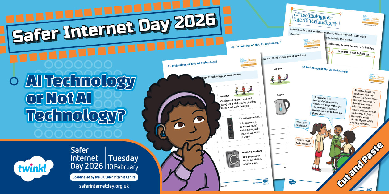Safer Internet Day 2026: AI Technology {Activity Sheet}