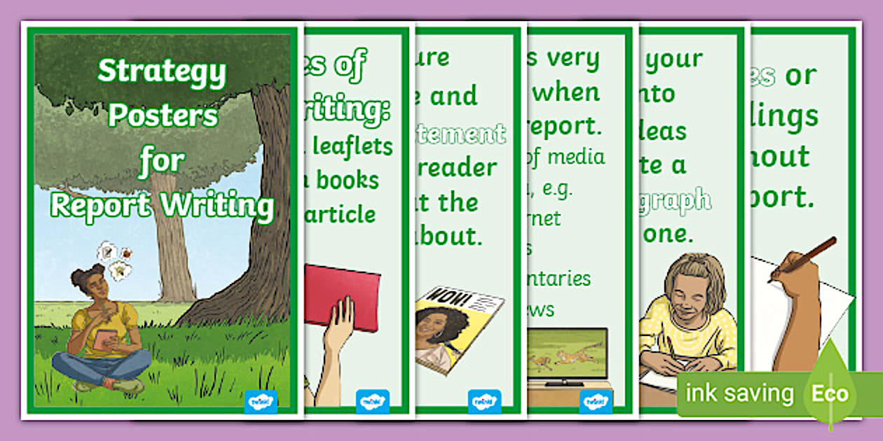 Report Writing Posters | 10 Report Writing Strategies