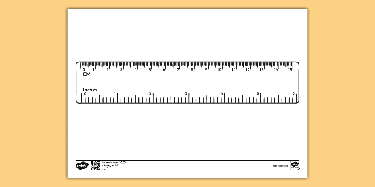 Ruler Colouring | Colouring Sheets (teacher made) - Twinkl
