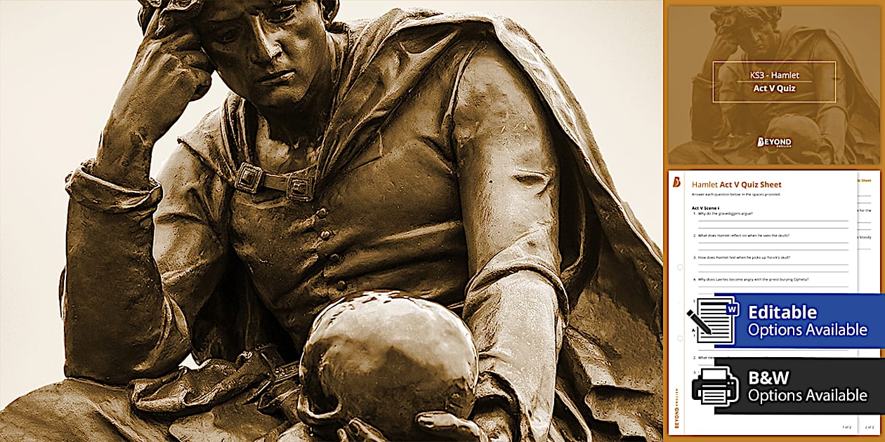 KS3 Hamlet Act V Quiz (teacher made) - Twinkl