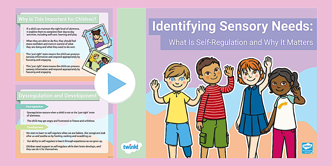 Identifying Sensory Needs: Self-regulation PowerPoint