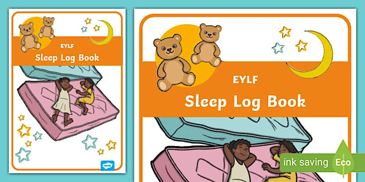 EYLF Sleep Log Book Cover | EYLF Resources - Twinkl