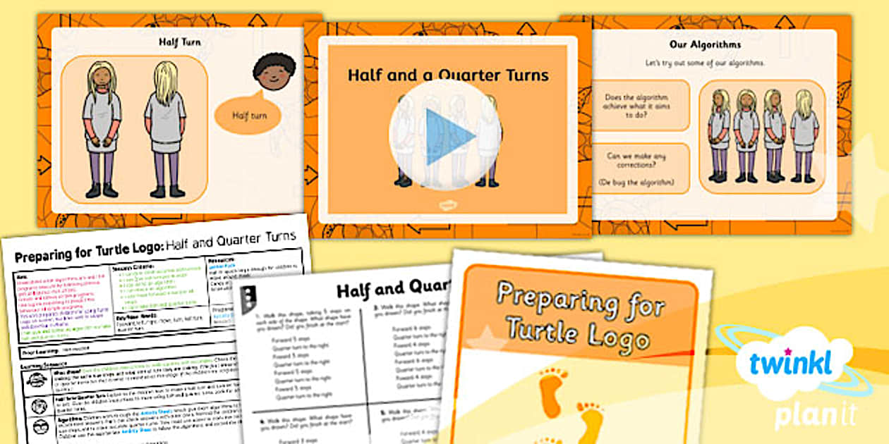 Computing: Preparing for Turtle Logo: Moving Forward and Making Turns ...