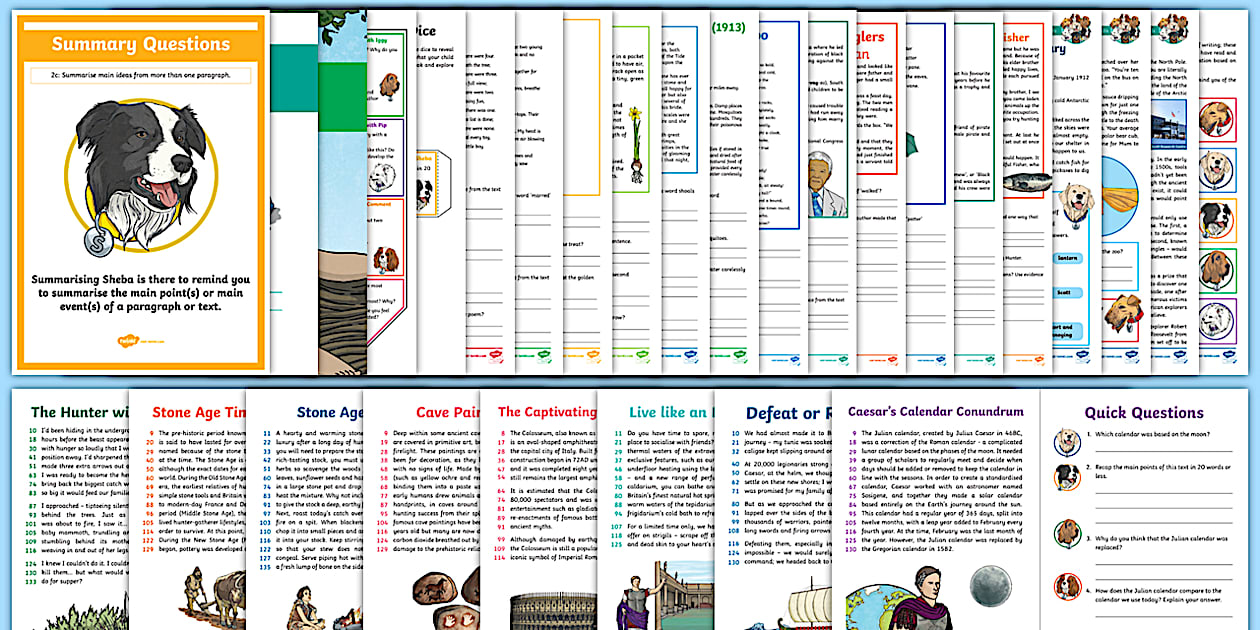 Y3 Reading Skills Pack - Reading Comprehension - Year 3