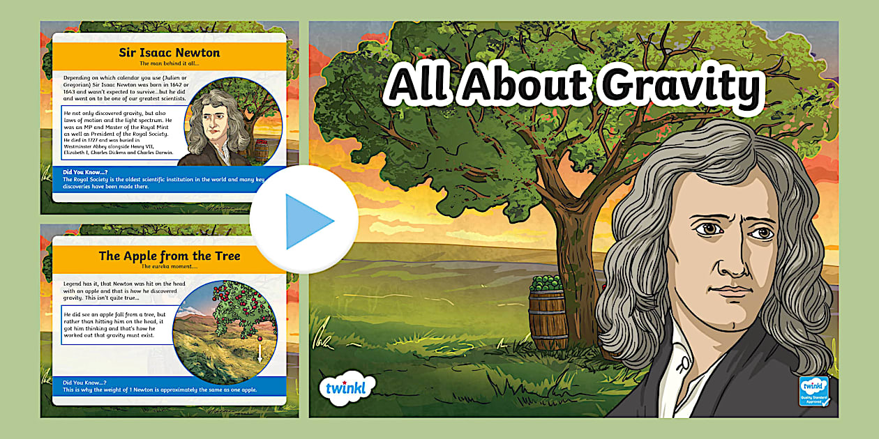 All About Gravity PowerPoint - Twinkl