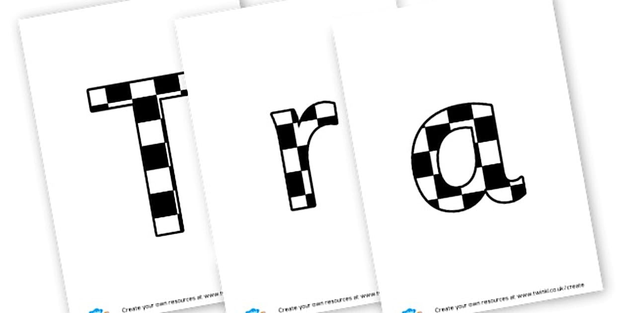 Transport - Display lettering Beech - display lettering