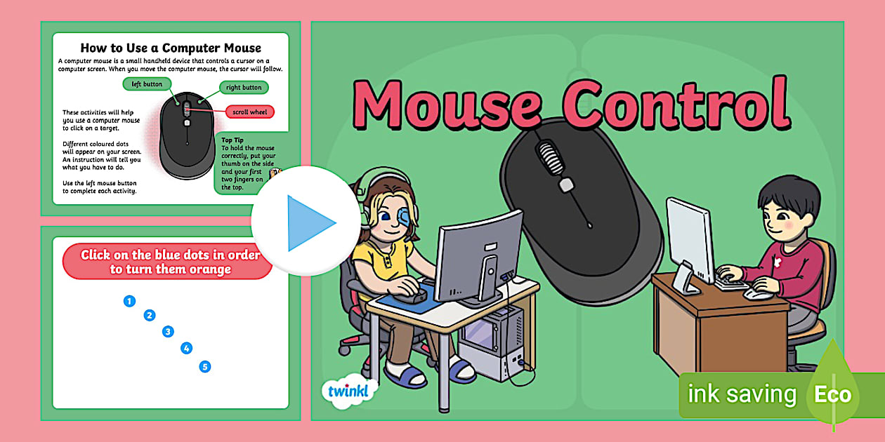 Mouse Control PowerPoint - KS1 Computing - Twinkl UK