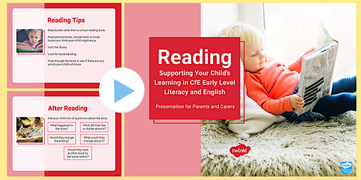 Supporting Your Child's Learning in Literacy and English: Reading ...