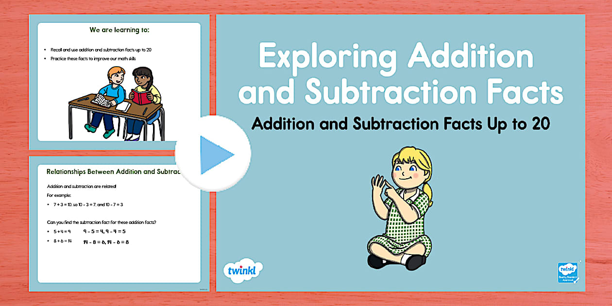 Building Addition and Subtraction Facts PowerPoint - Twinkl