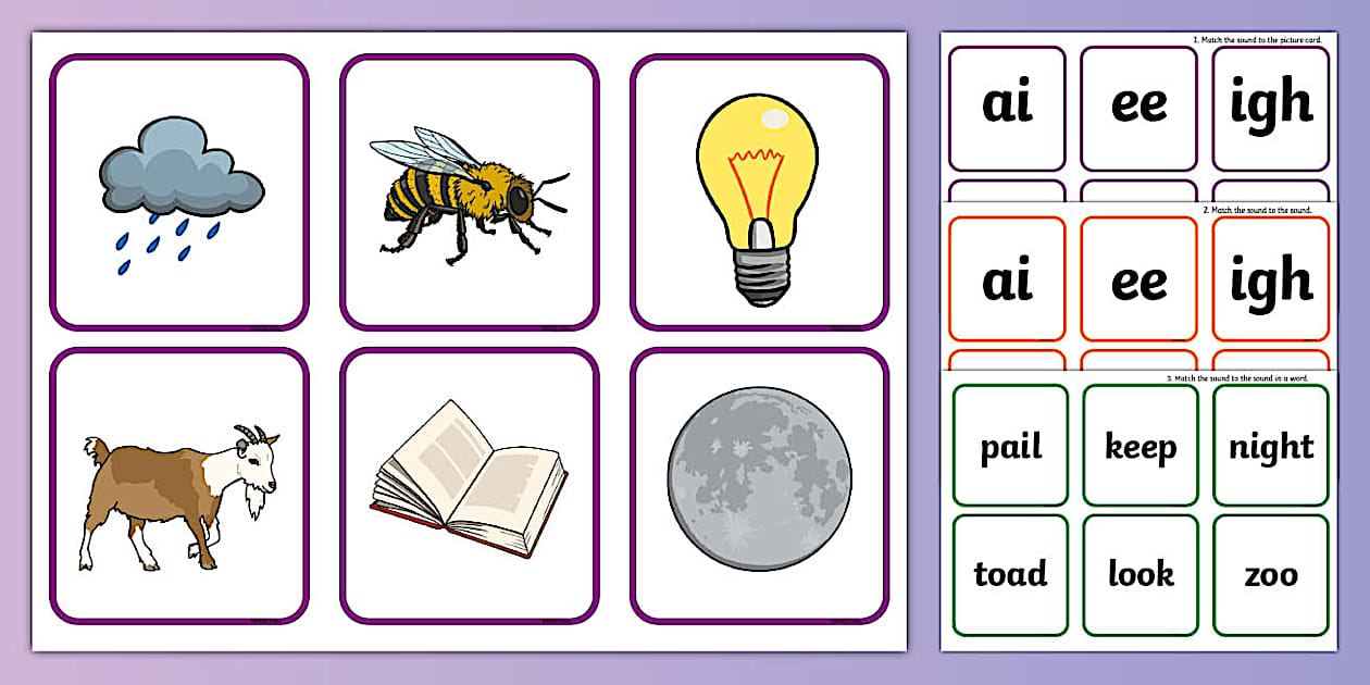 Phase 3 Matching Cards Pack (teacher made) - Twinkl