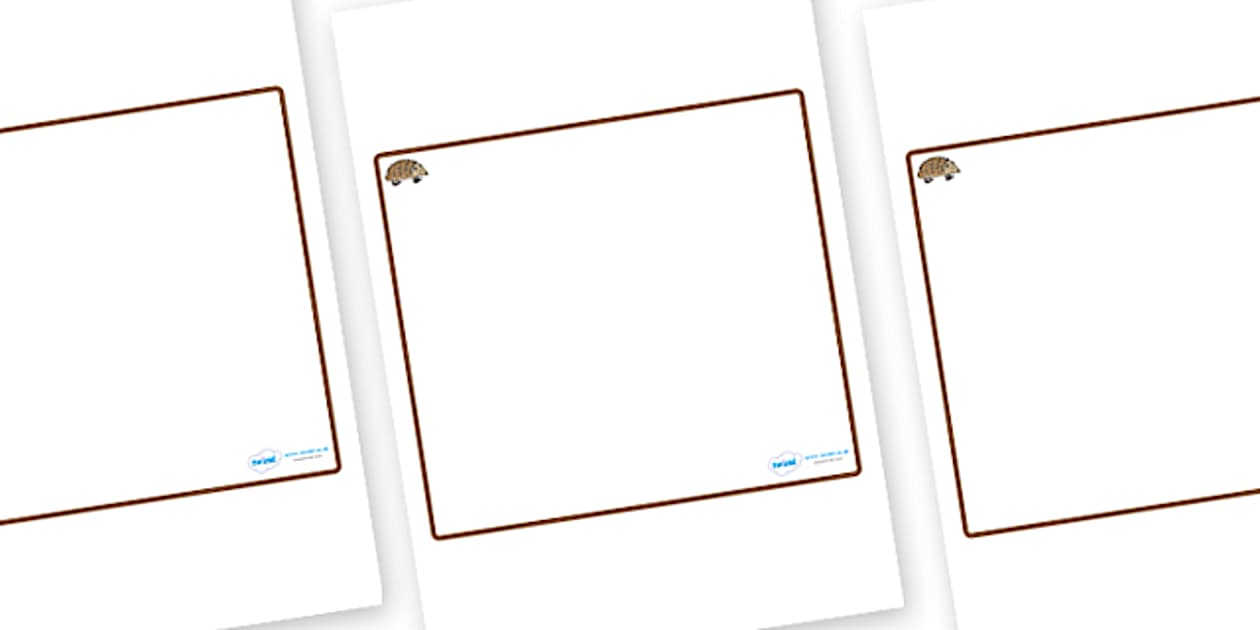 Hedgehog Themed Editable Classroom Area Display Sign