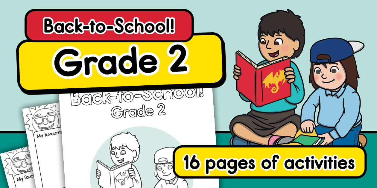 Grade 2 Back-to-School Activity Booklet (teacher made)