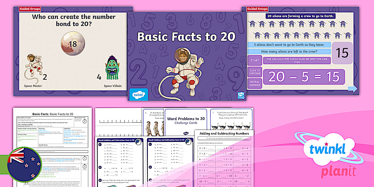 Level 3 Basic Facts: Addition and Subtraction Facts Lesson 1