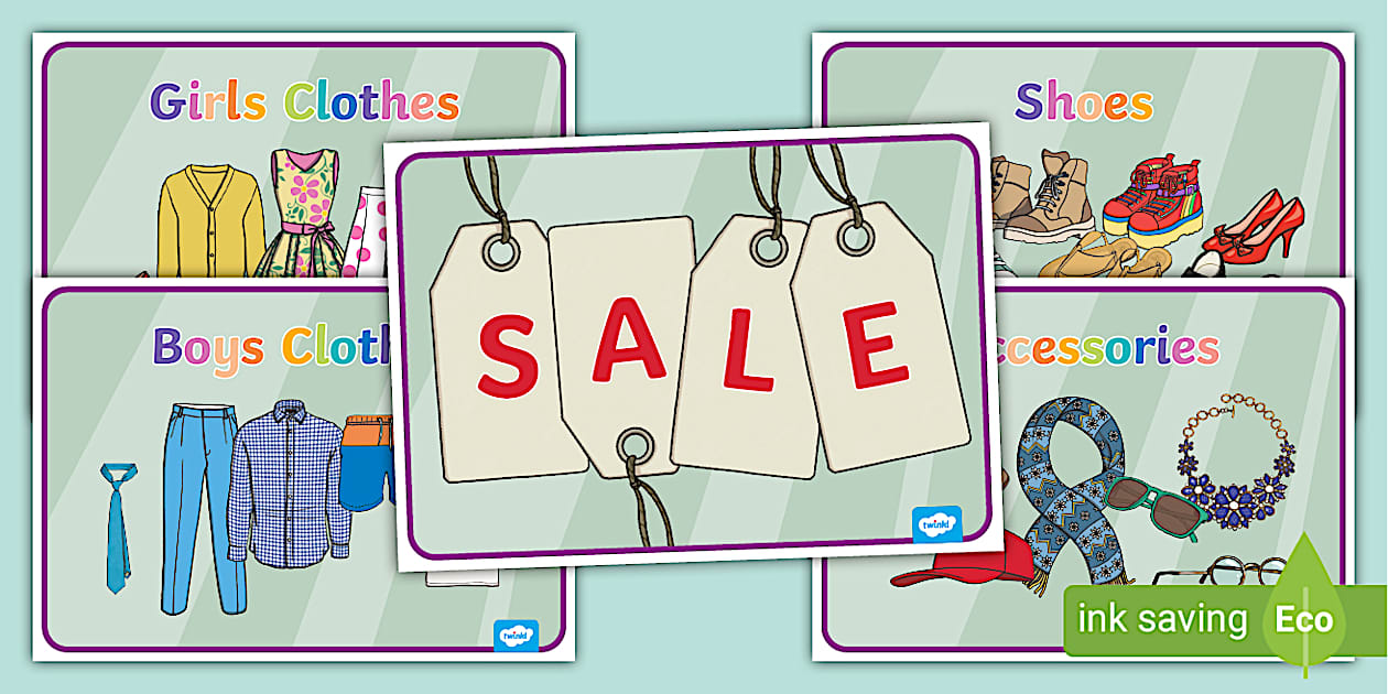 Clothes Shop Posters