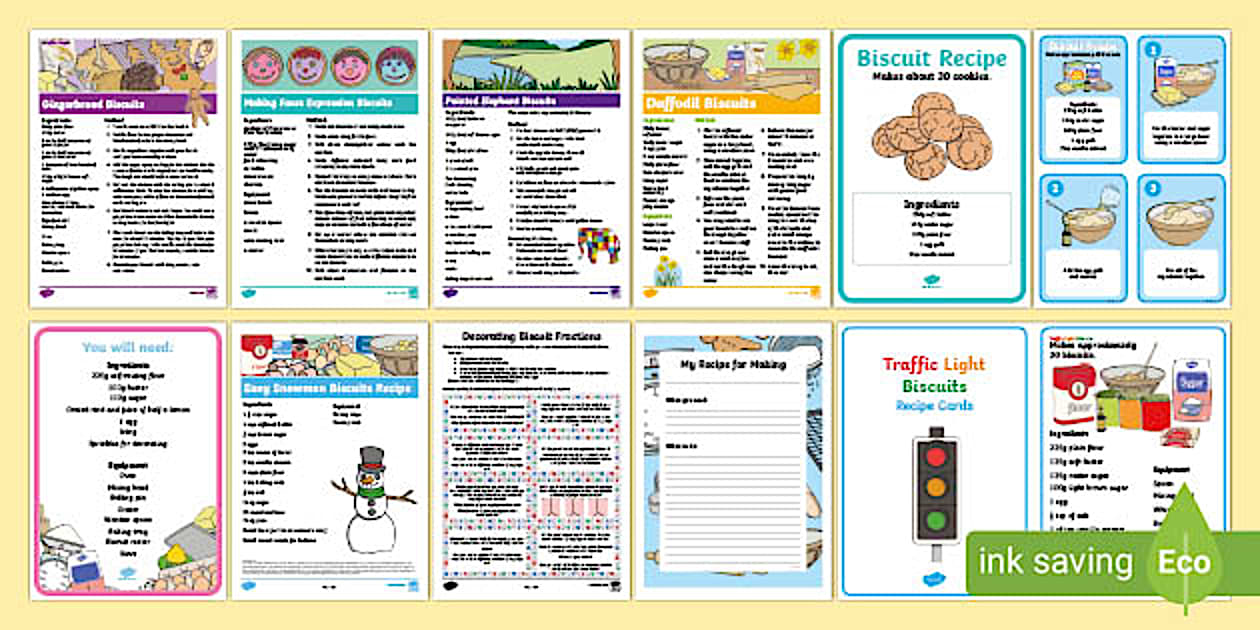 Bake Off - Biscuit Week Resource Pack (teacher made)