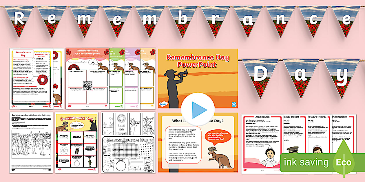 Remembrance Day Pack (teacher made) - Twinkl