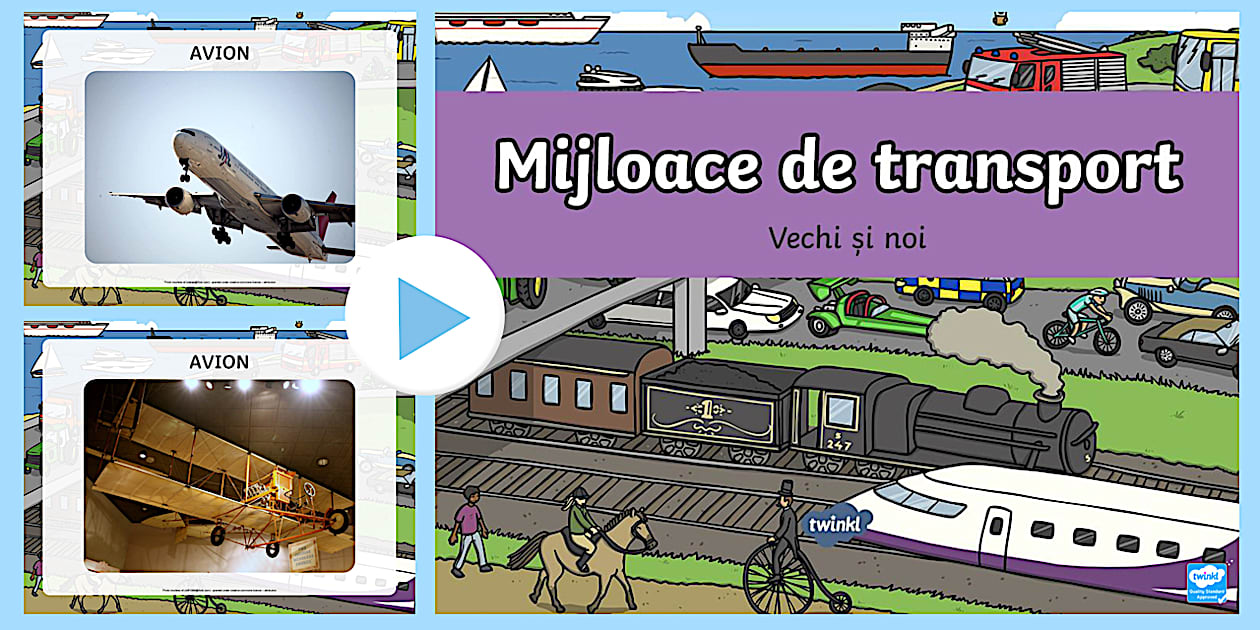 Mijloace de transport - Prezentare PowerPoint | Twinkl