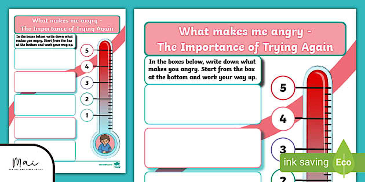 FREE! - What Makes Me Angry - The Importance of Trying Again