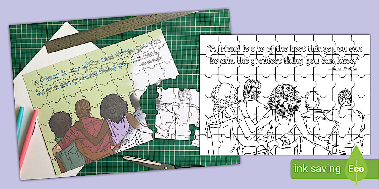 International Day of Friendship Collaborative Colouring 3-6