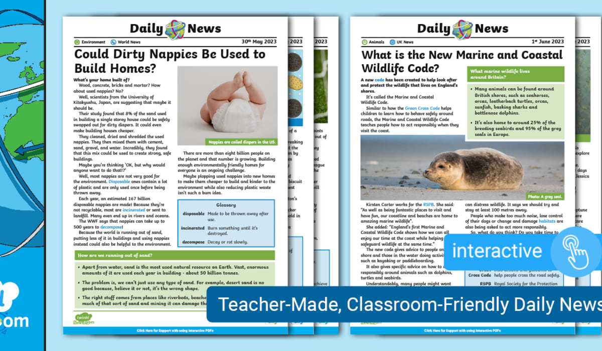 Weekly Comprehension Pack - 3rd June 2023 - Twinkl NewsRoom