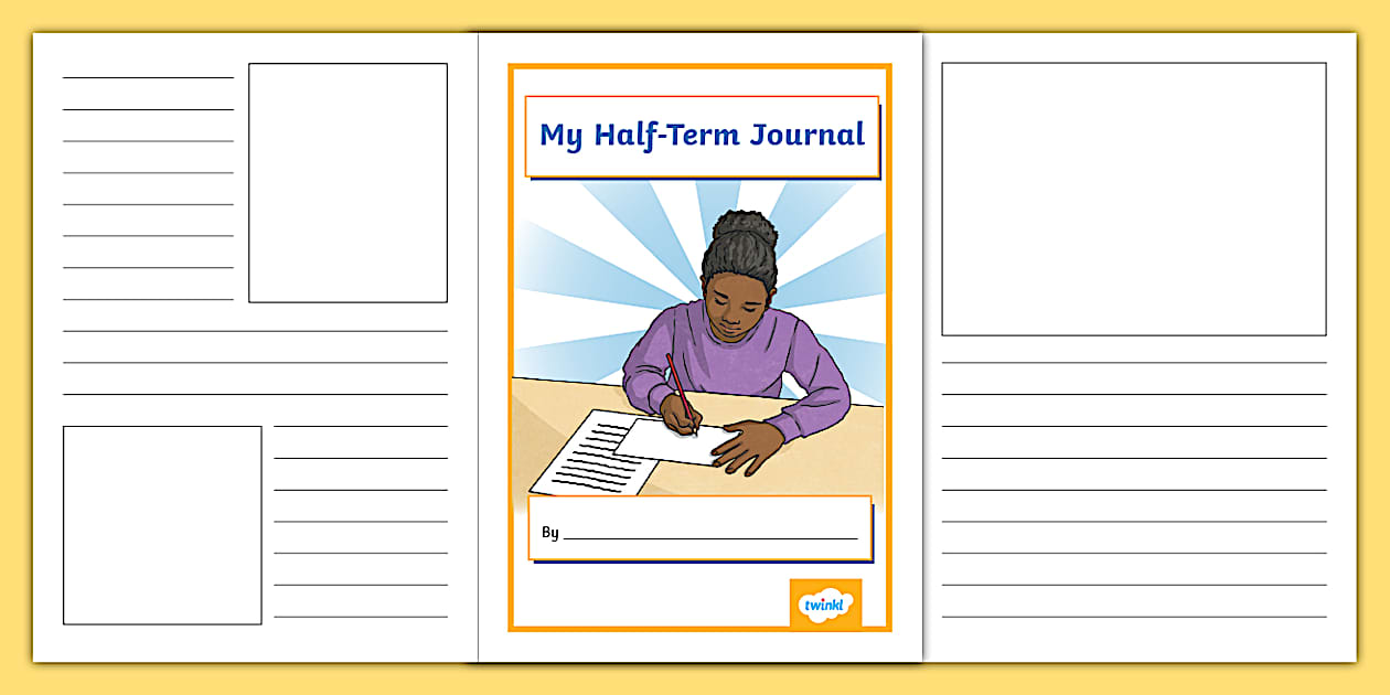 Half-Term Journal Writing Frame (teacher made) - Twinkl