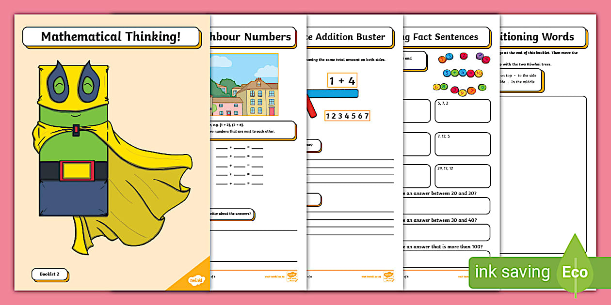 Level 1 Mathematical Thinking - Booklet 2