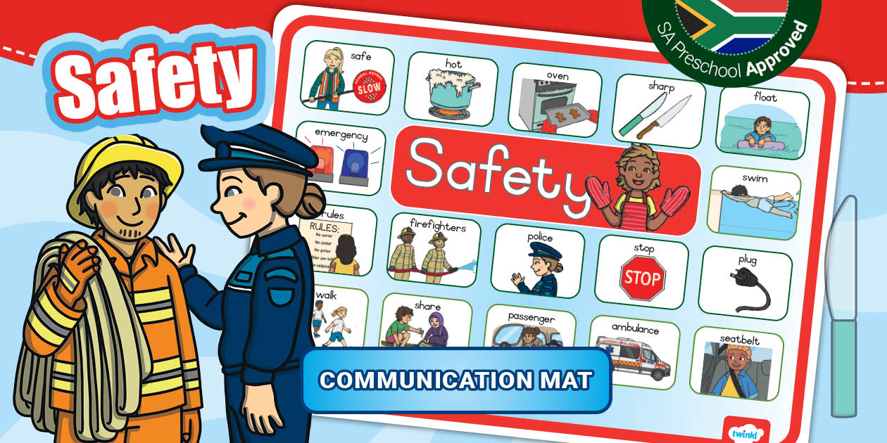 Preschool: Safety - Communication Mat