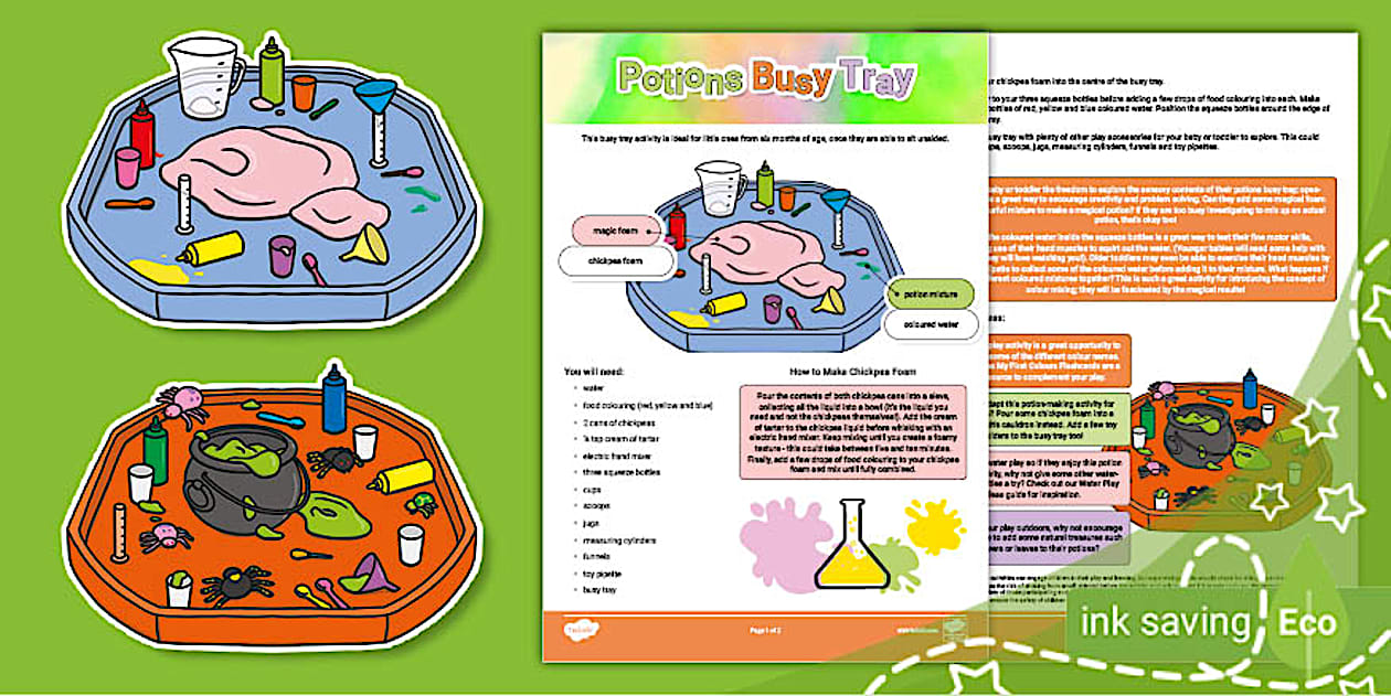 FREE! - Potions Busy Tray (teacher made) - Twinkl