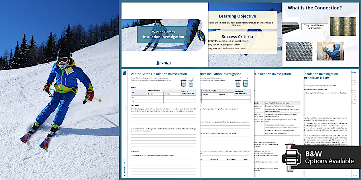 Winter Games Insulation Investigation (teacher made)