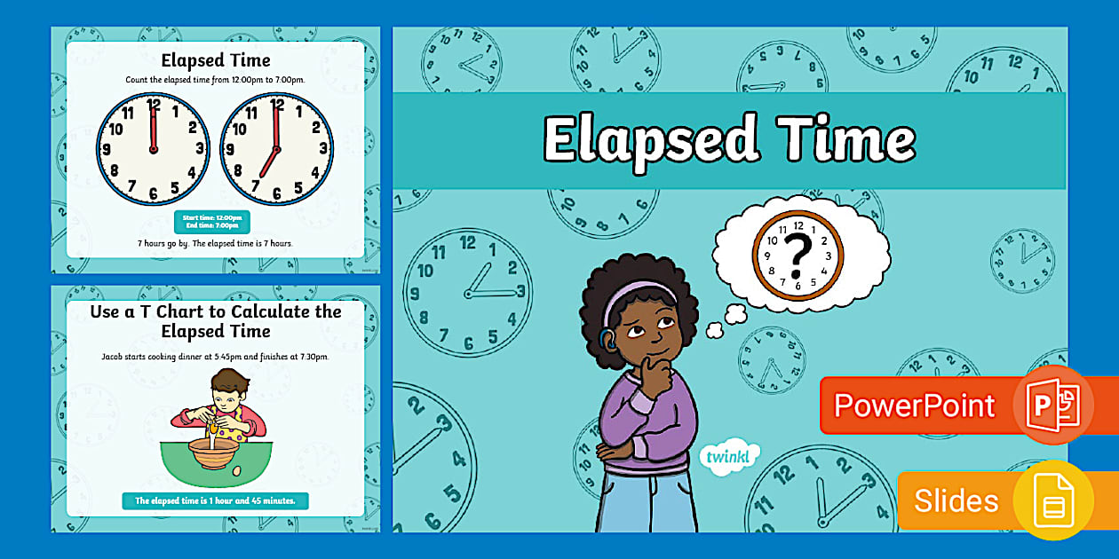 Elapsed Time Powerpoint (teacher made) - Twinkl
