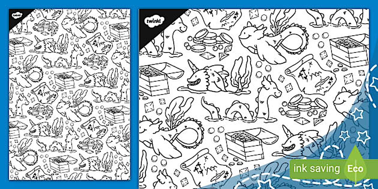 Treasure Map Doodles (teacher made) - Twinkl