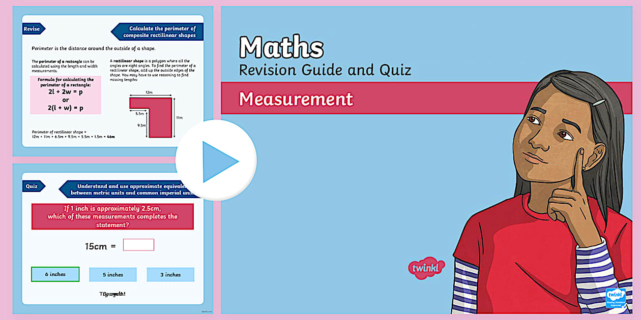 SATs Survival: Year 6 Measurement Maths Revision Guide and Quick Quiz