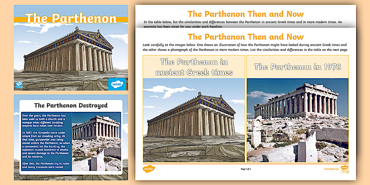 Ancient Greece: Temple: The Parthenon KS2 Teaching Pack