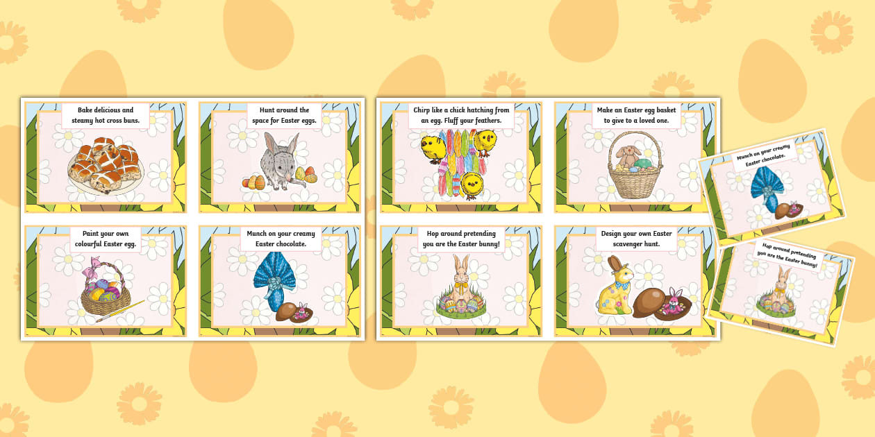 KS2 Easter Brain Break Action Cards (l'enseignant a fait)