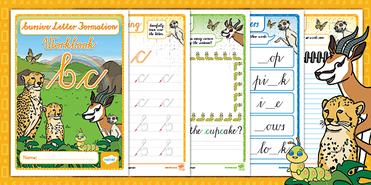 Cursive Letter Formation Workbook - Cc (teacher made)