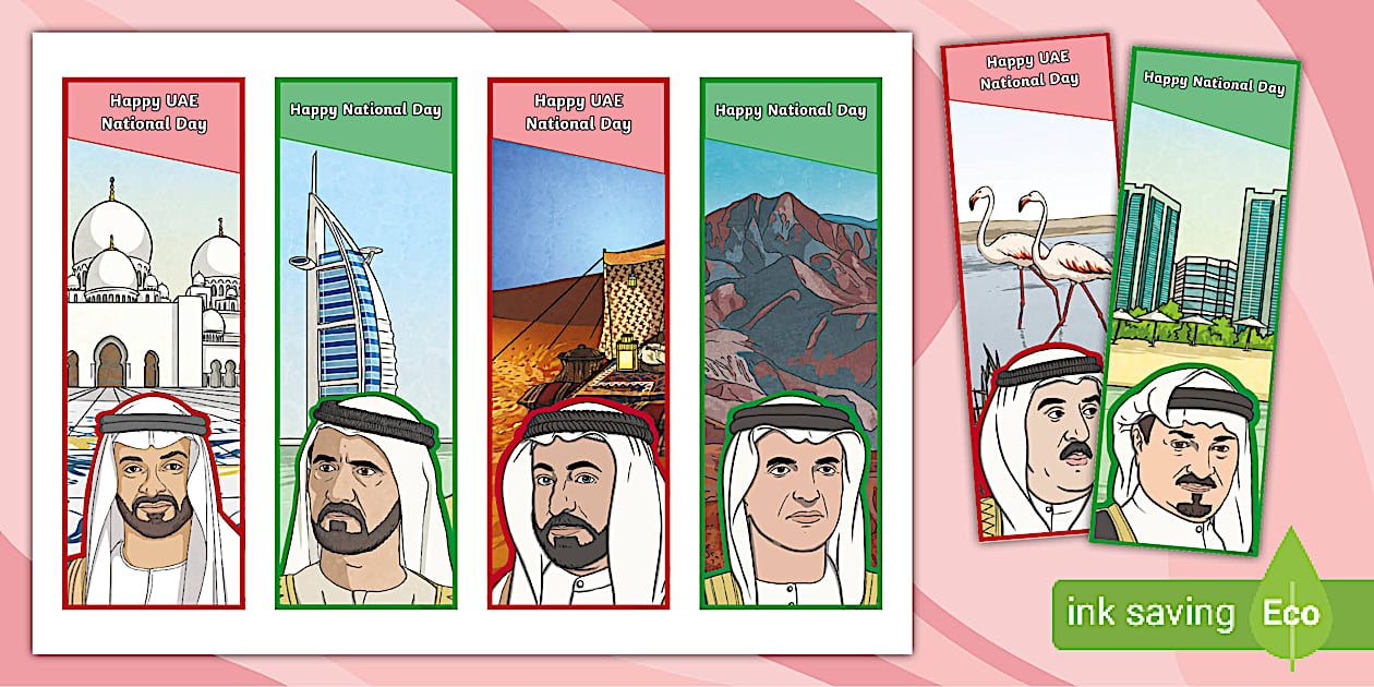 Bookmarks - UAE National Day (teacher made) - Twinkl