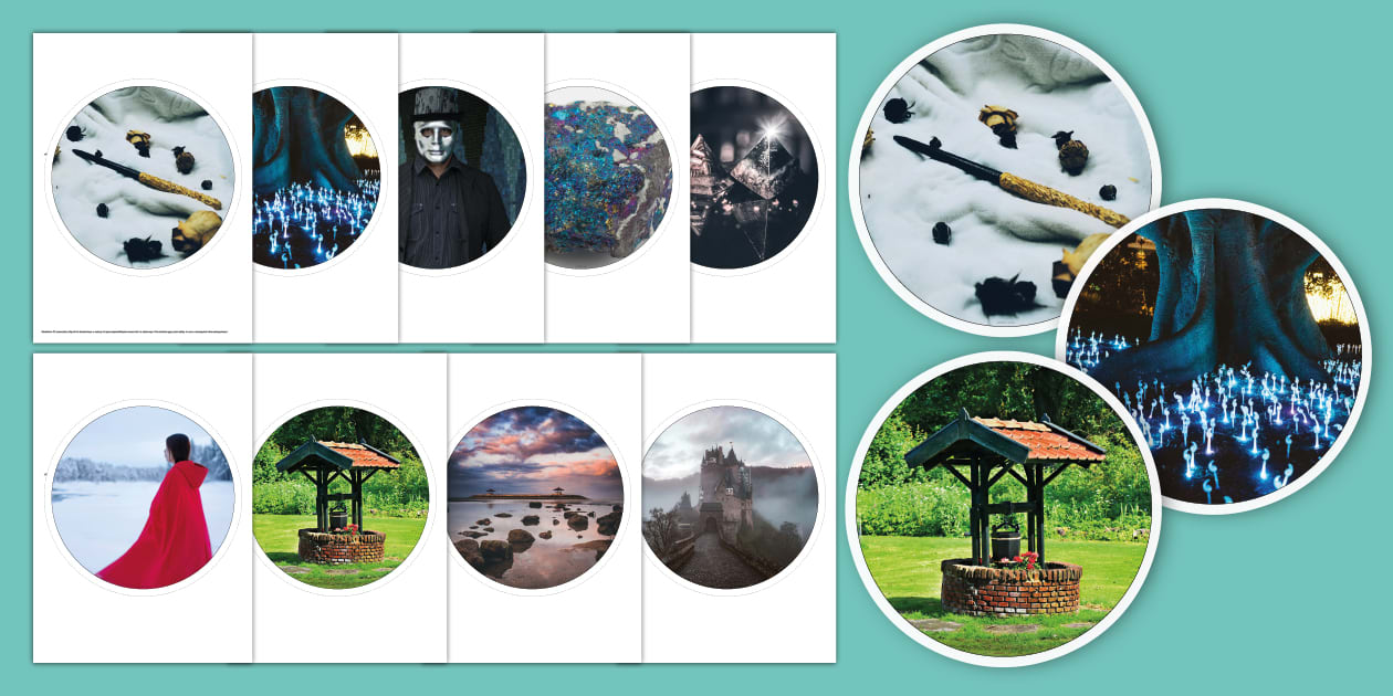 Wishing Story Elements Display Cut-Outs (teacher made)