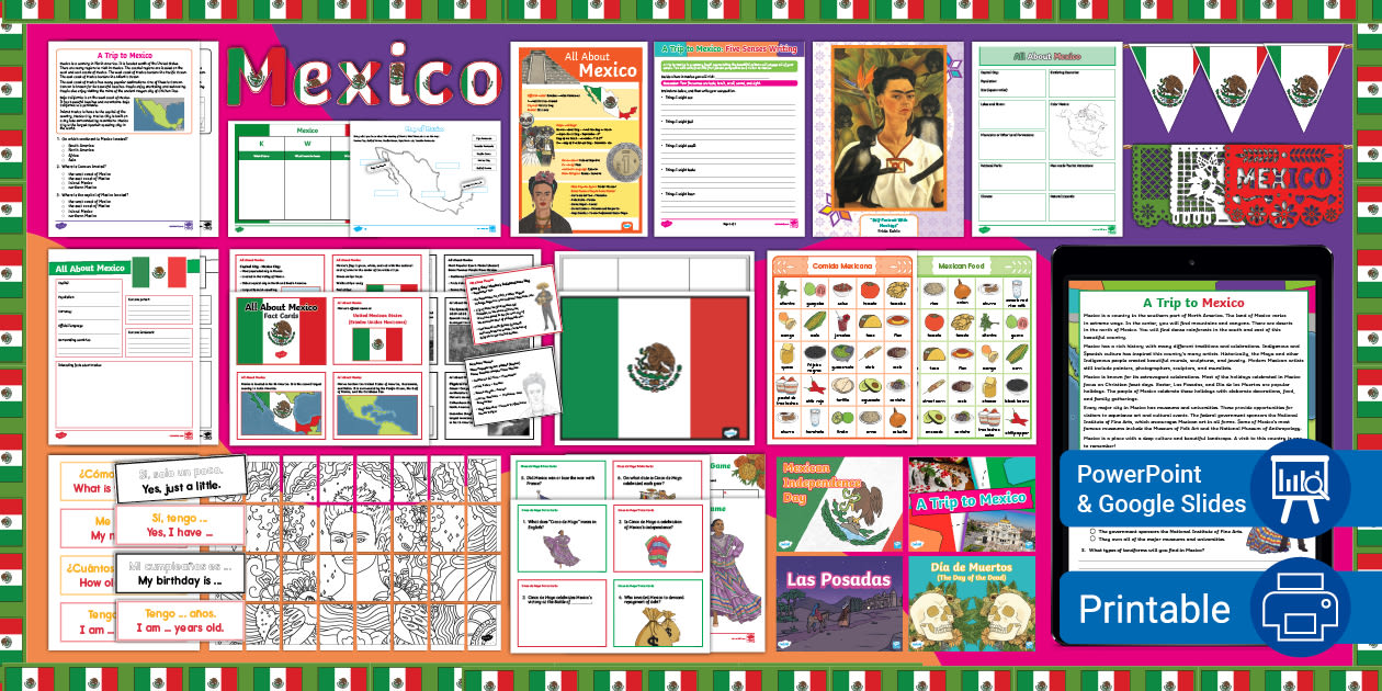 A Trip to Mexico! Classroom Virtual Field Trip Pack - Twinkl