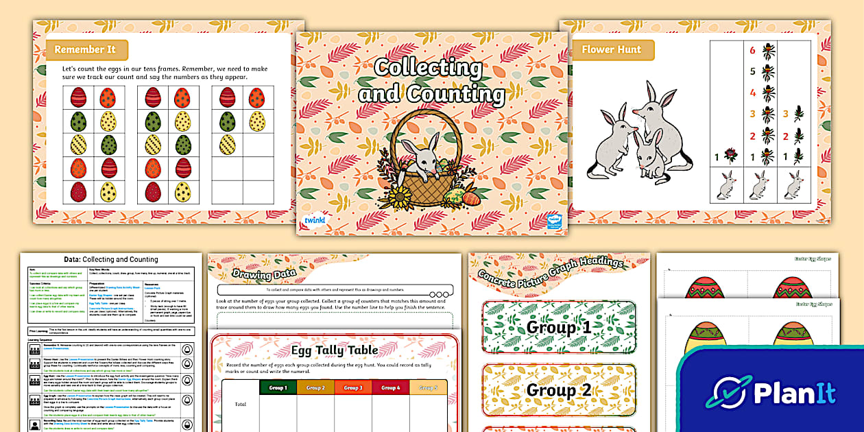 Foundation Data: Sorting Scrambled Eggs Lesson 1 - Twinkl