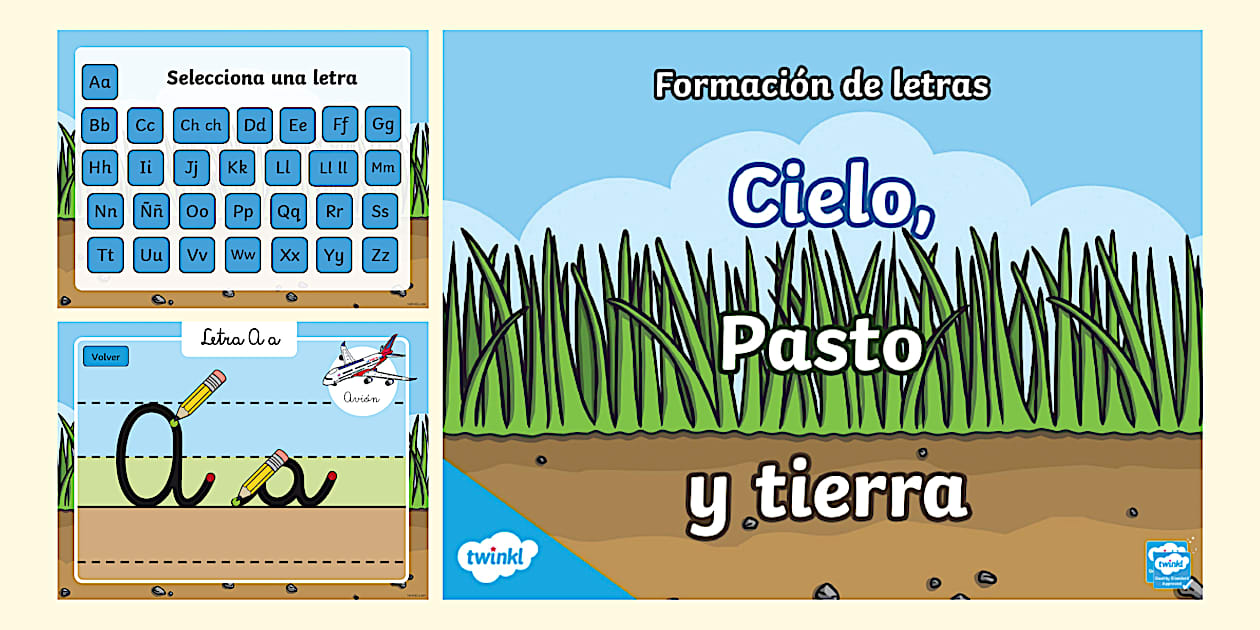 PowerPoint: Formación de letras - Twinkl