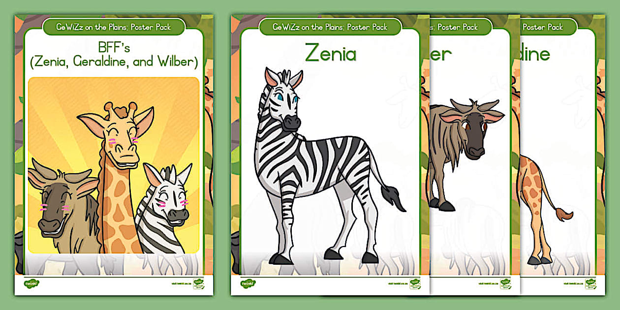 GeWiZz on the Plains: Poster Pack (teacher made) - Twinkl