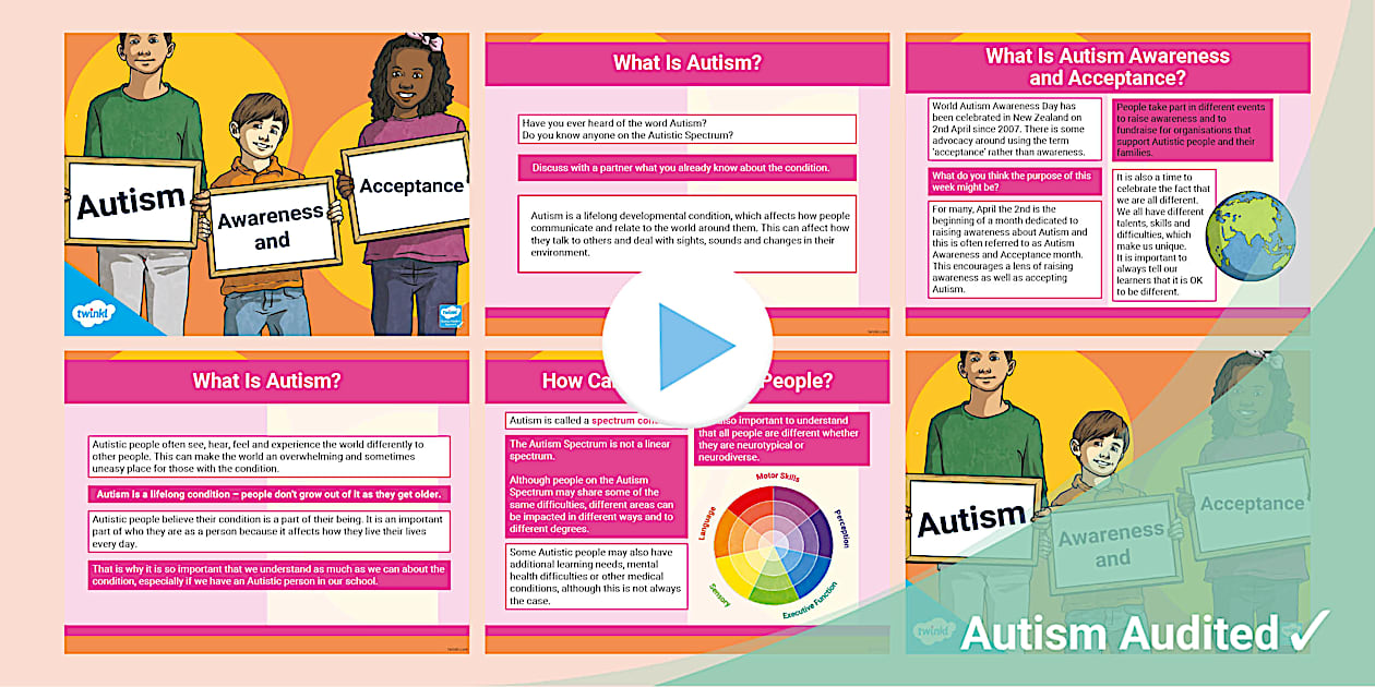 Autism Awareness and Acceptance Week PowerPoint (New Zealand)