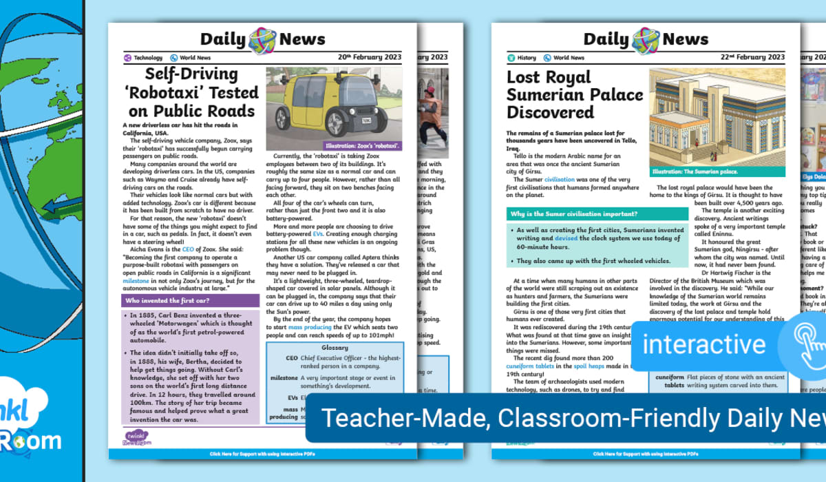 Weekly Comprehension Pack - 24th February 2023 - Twinkl NewsRoom Weekly Comprehension Pack - 24th February 2023 - Twinkl NewsRoom