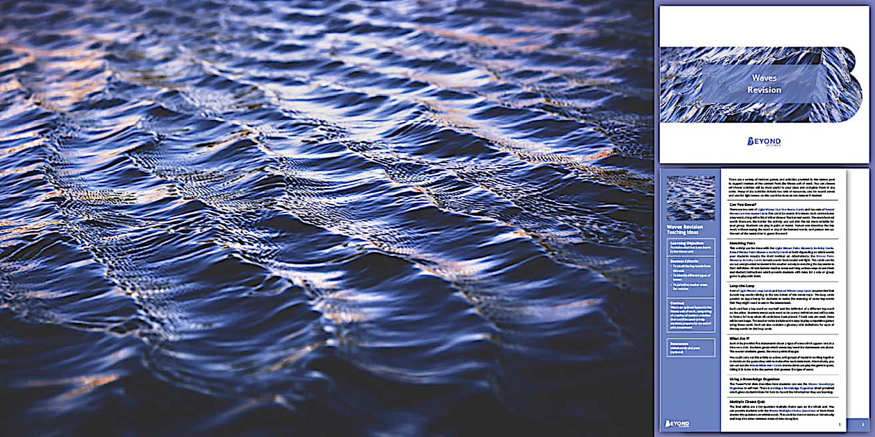 KS3 Waves Revision Lesson (teacher made) - Twinkl