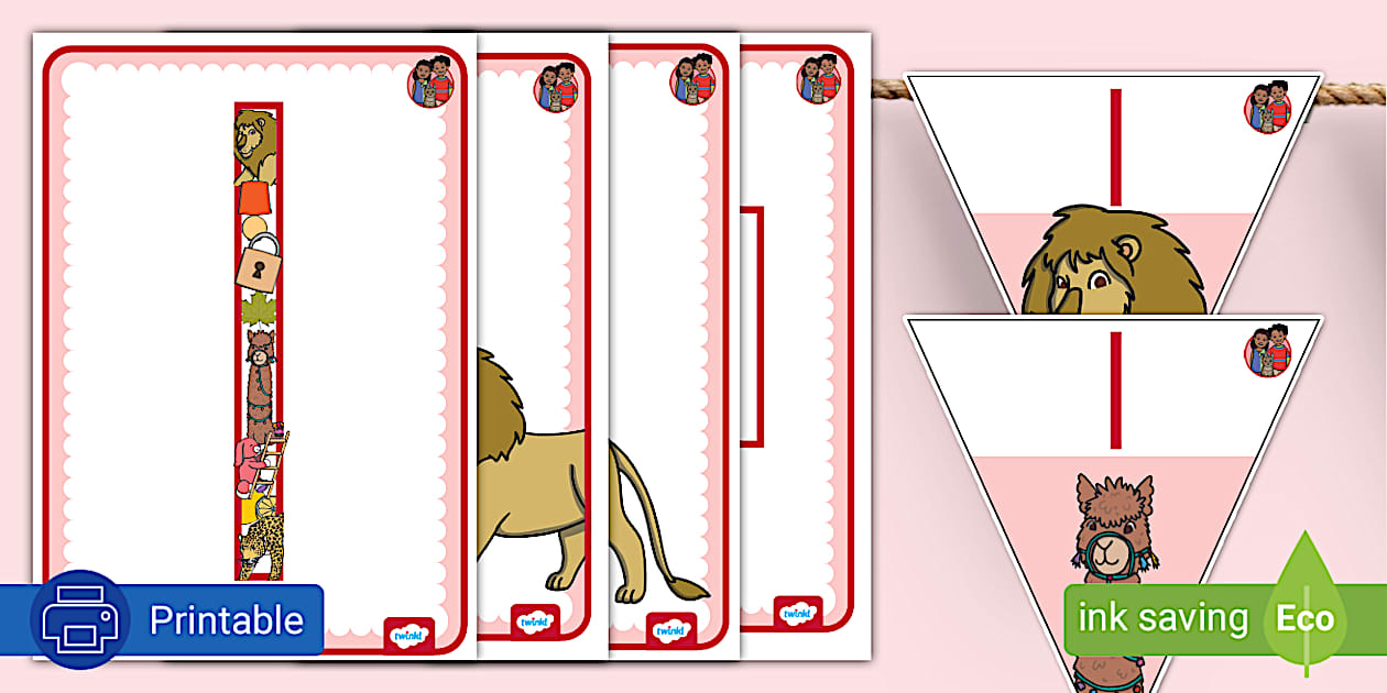 Gr. R Phonics Display Posters and Bunting: L Sound - Twinkl