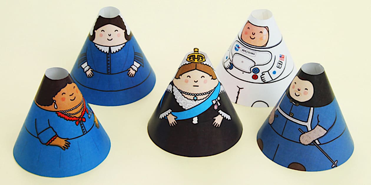 Black and White Significant Individual Cone Characters