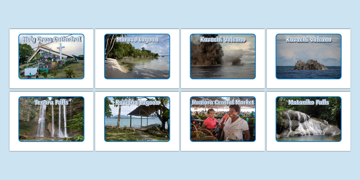 Solomon Island Display Photos - Twinkl Humanities and Social